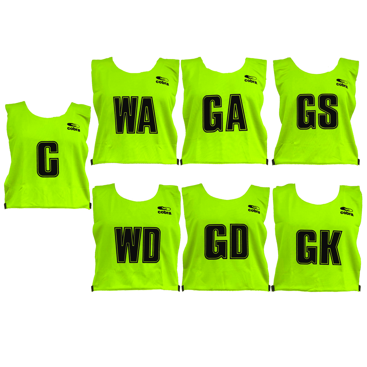 Netball Bibs Set - Cobra Mesh 1 Sided (Junior/Senior) CQ – AIYOH